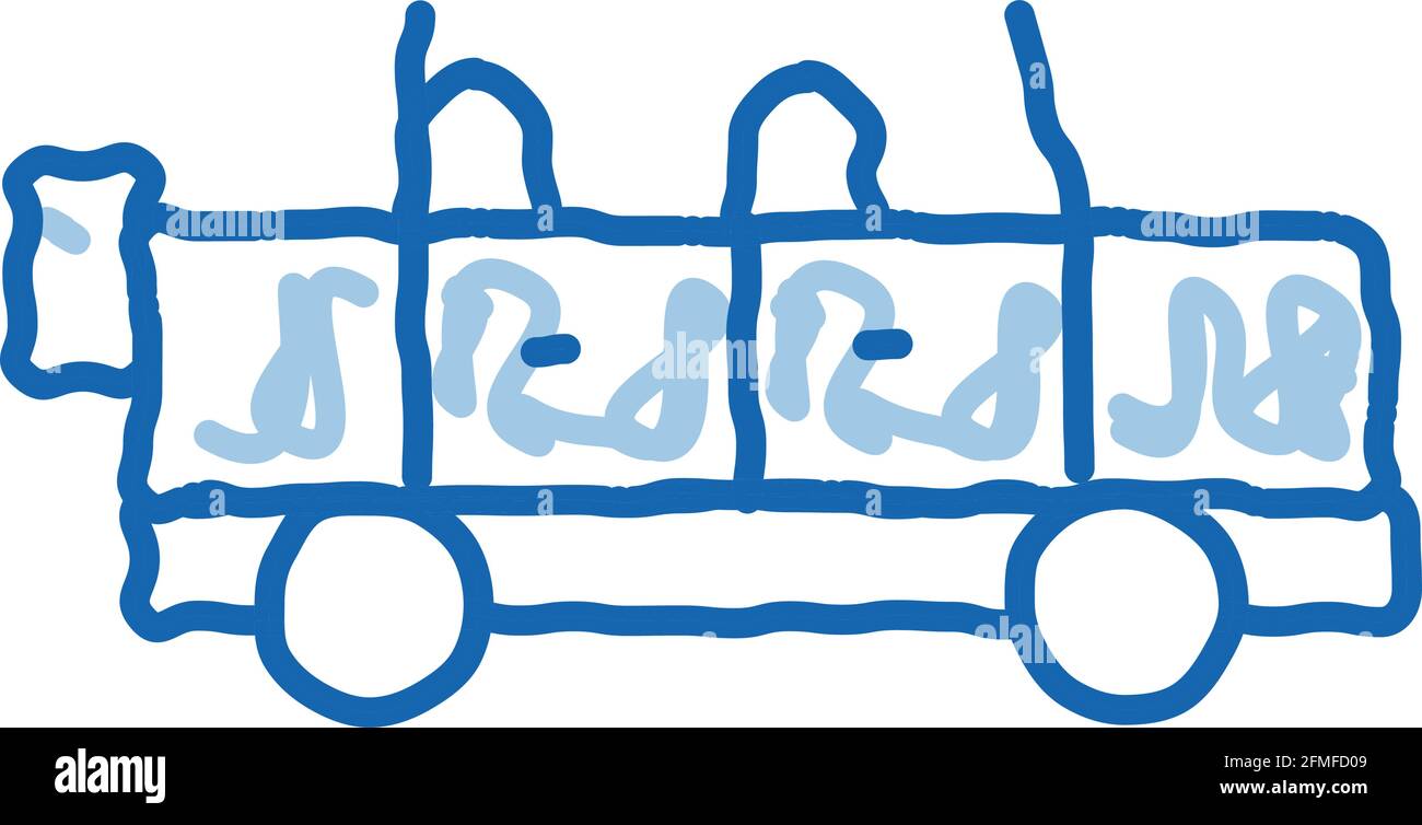 Travel Car doodle icon hand drawn illustration Stock Vector Image & Art ...