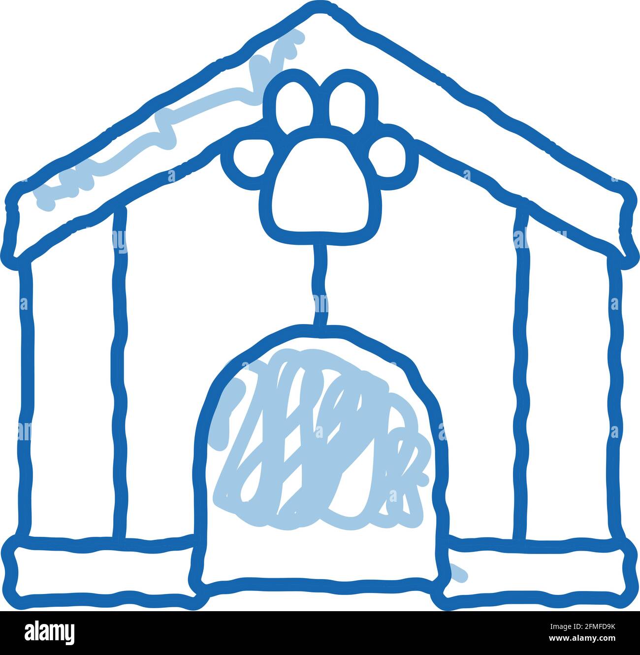 Pet Box doodle icon hand drawn illustration Stock Vector Image & Art ...