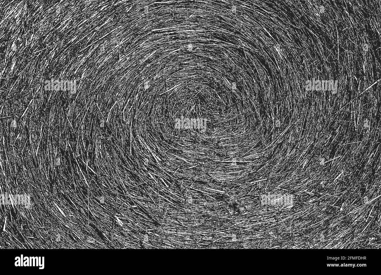 Distressed overlay grass stem texture on the ground. grunge black and ...