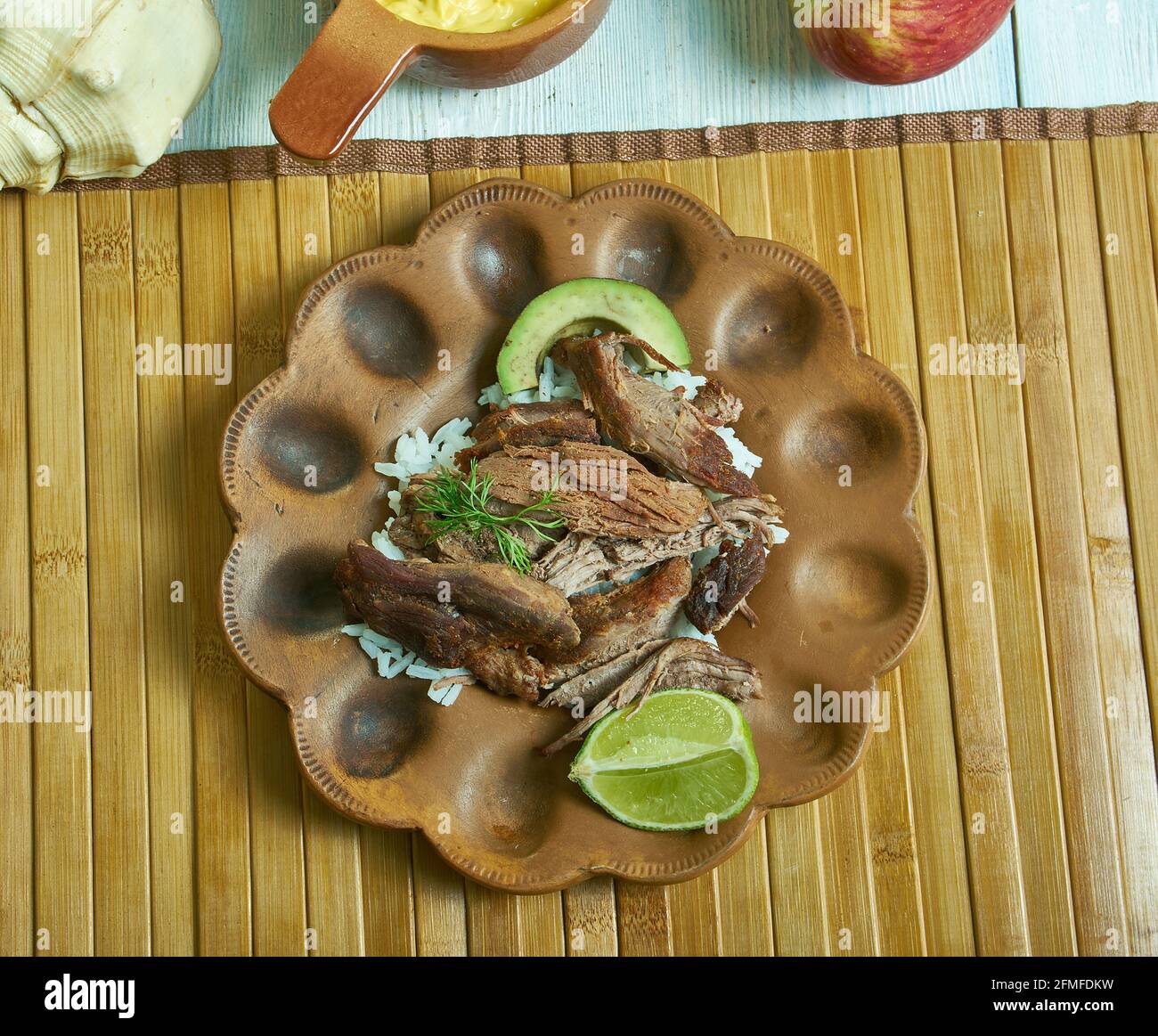 Varenga - Malagasy Cuisine, Crispy Shredded Beef Stock Photo - Alamy