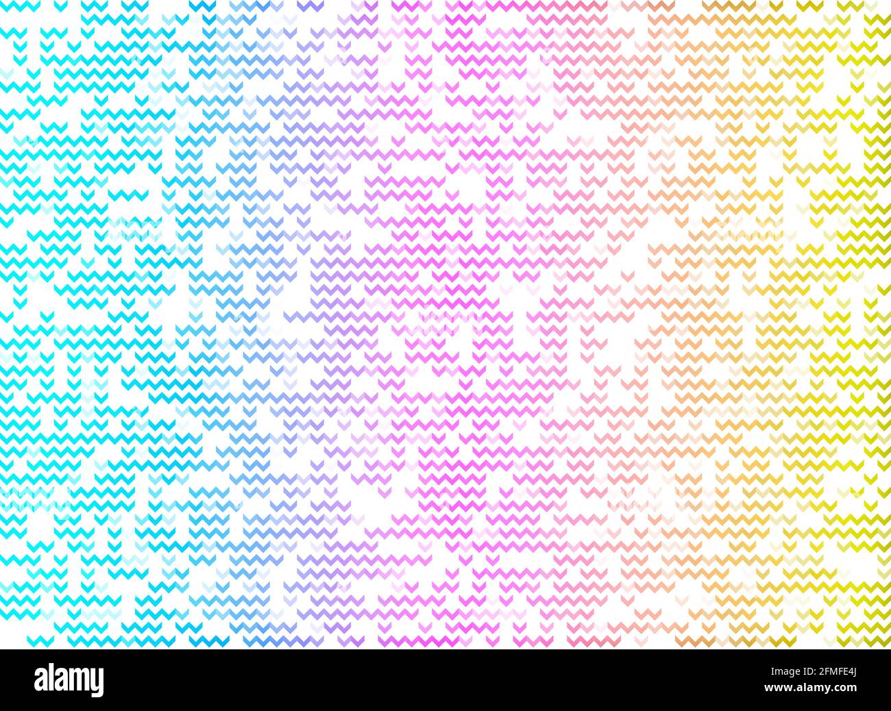 Abstract texture in the shape of an arrow, wave. Rainbow colored ...