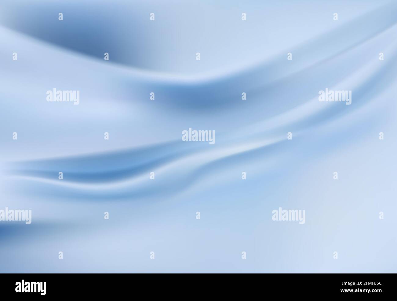 Blue light silk background with some soft folds and highlights ...