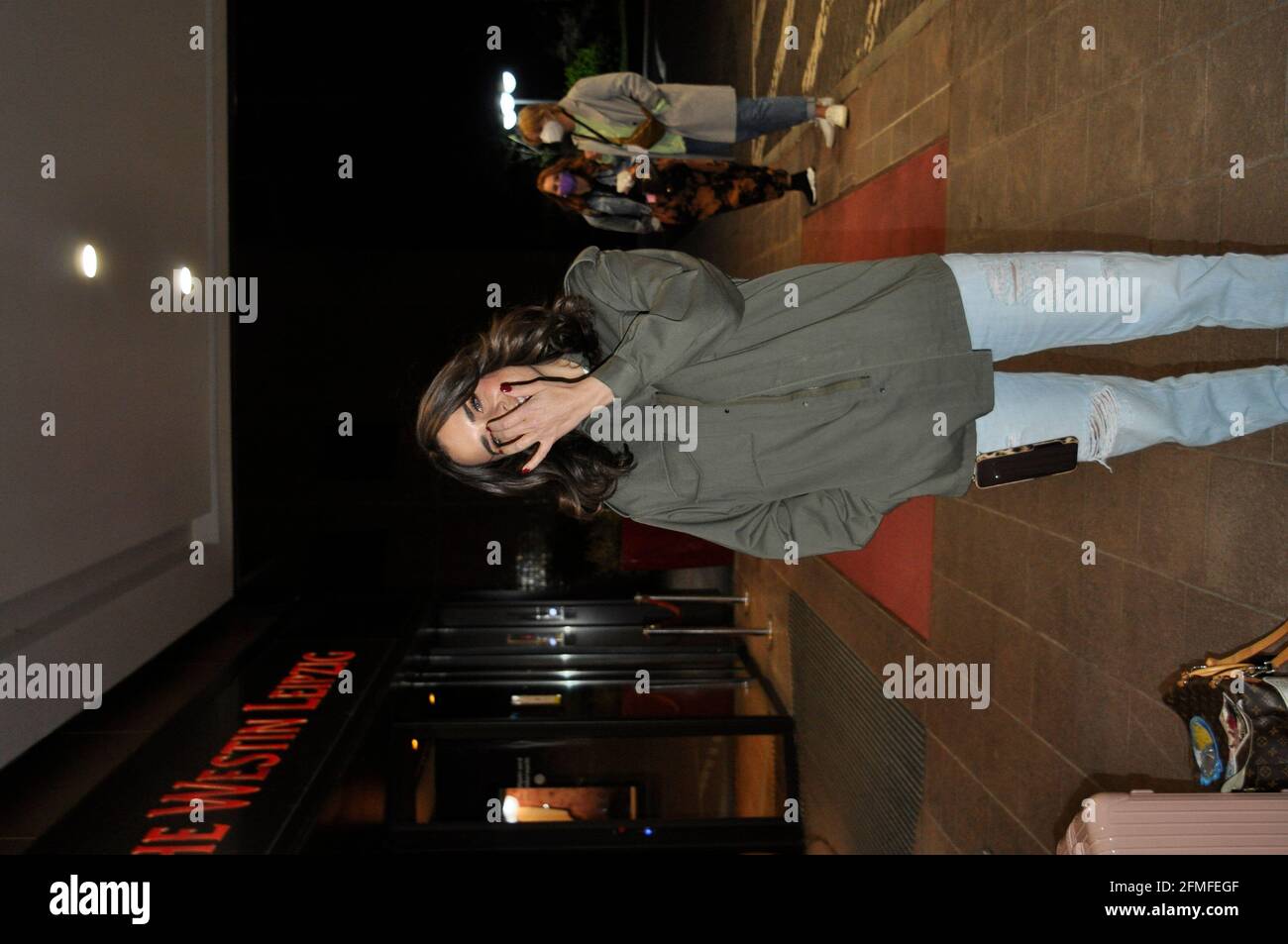 LINDA bei der Ankunft zur MDR Live-Show "Frühling bei uns - Live!" in ...