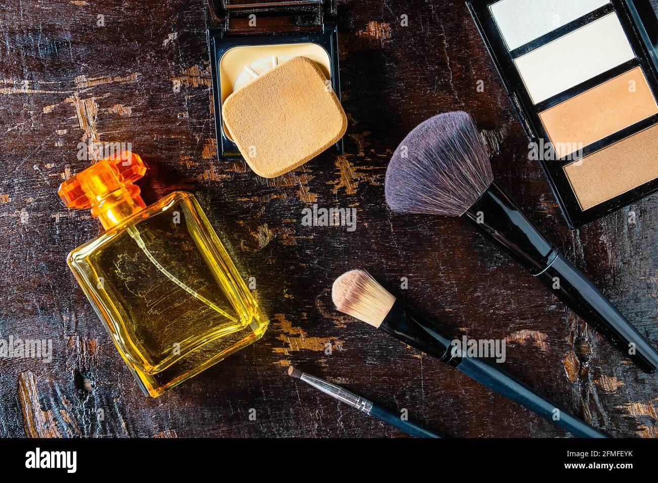 Cosmetics and perfume bottles For woman Stock Photo - Alamy