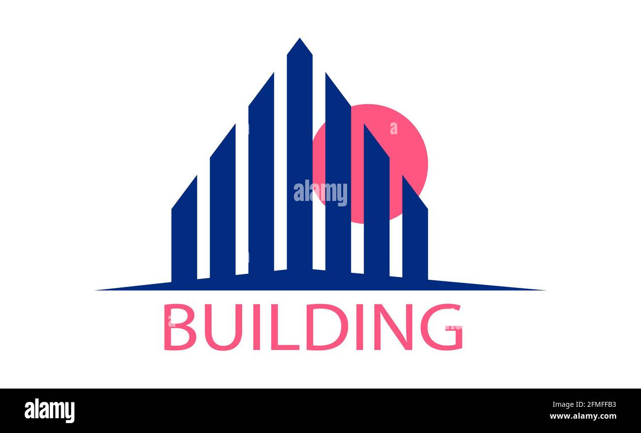 Building Construction Logo Design, Vector Illustration Stock Photo - Alamy