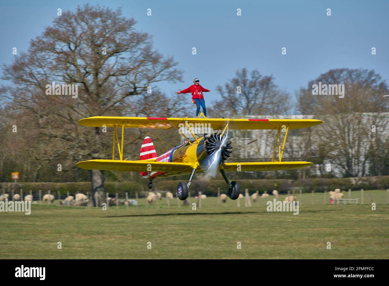 Aircraft at Headcorn airfield Stock Photo - Alamy