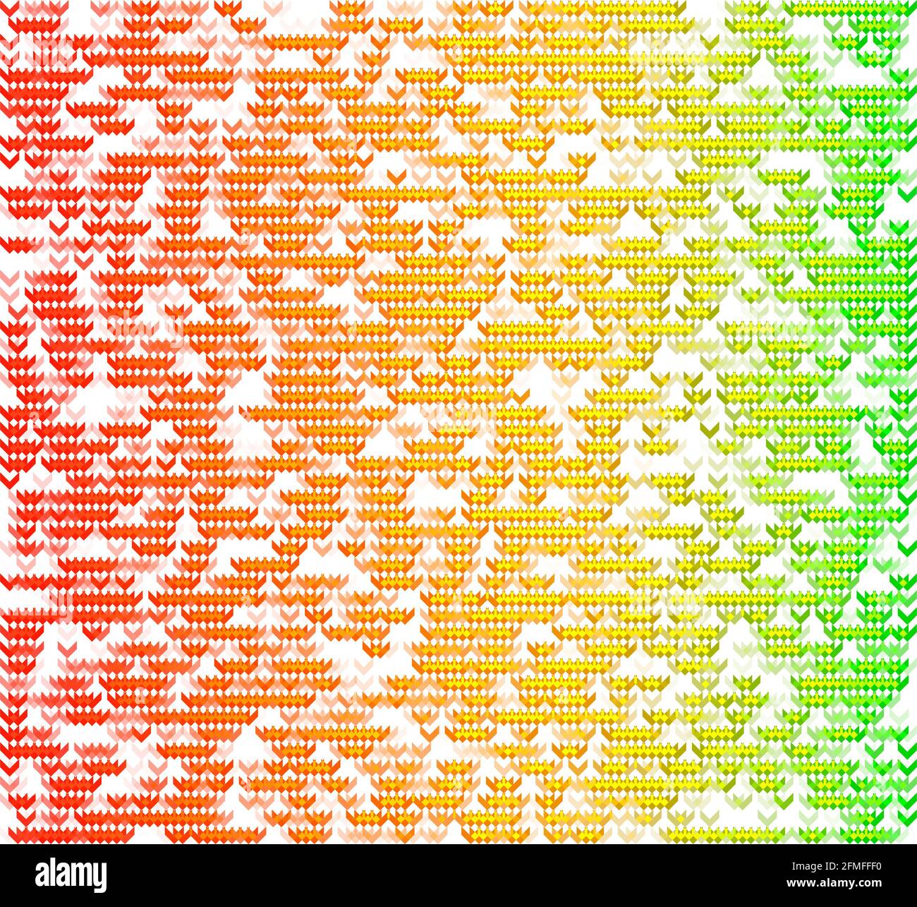 Abstract texture in the shape of an arrow, wave. Rainbow colored ...