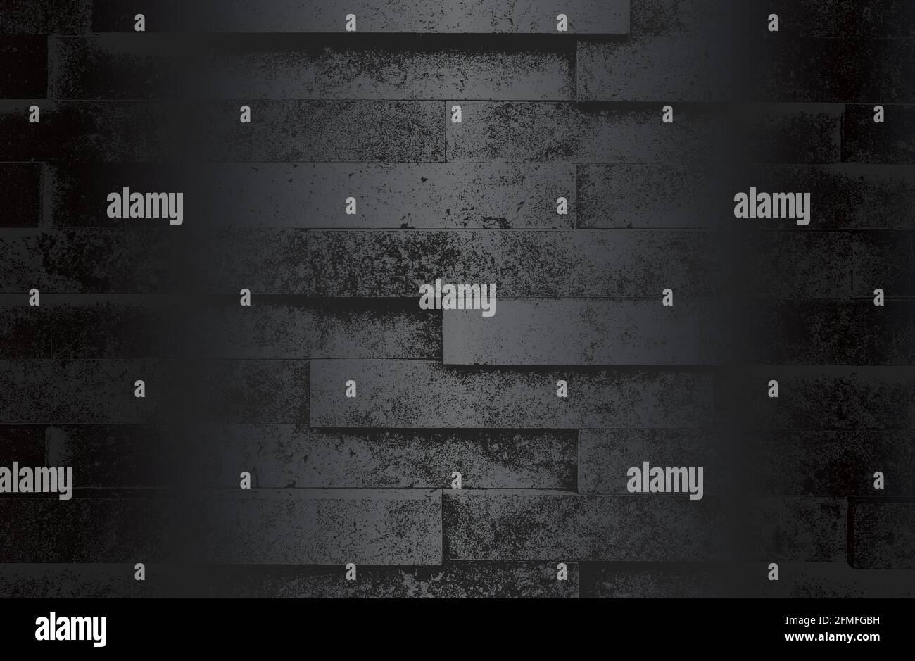 Luxury black metal gradient background with distressed brick wall ...
