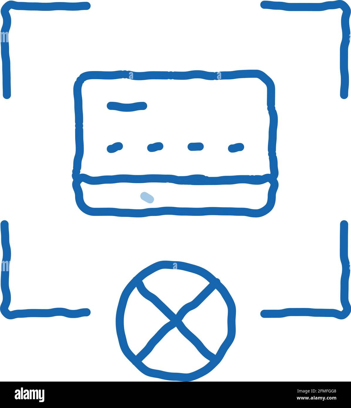 Credit Card Target doodle icon hand drawn illustration Stock Vector ...