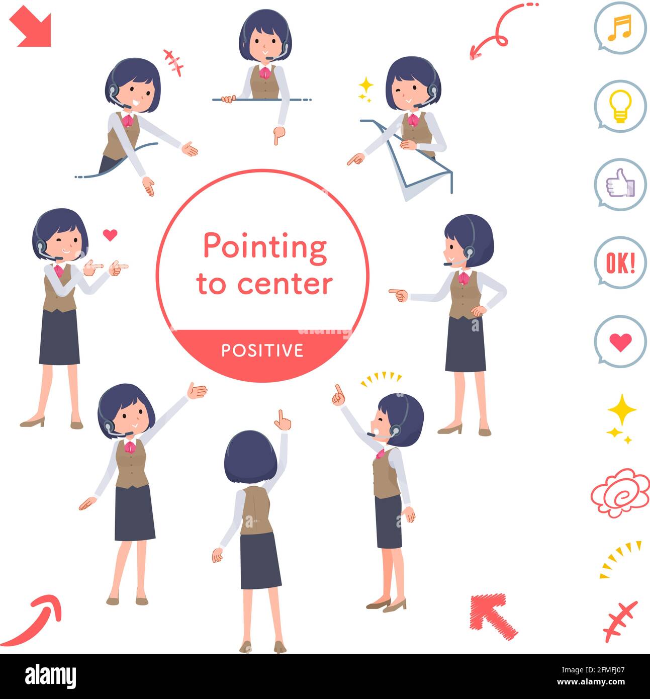 Top left explanation Stock Vector Images - Alamy