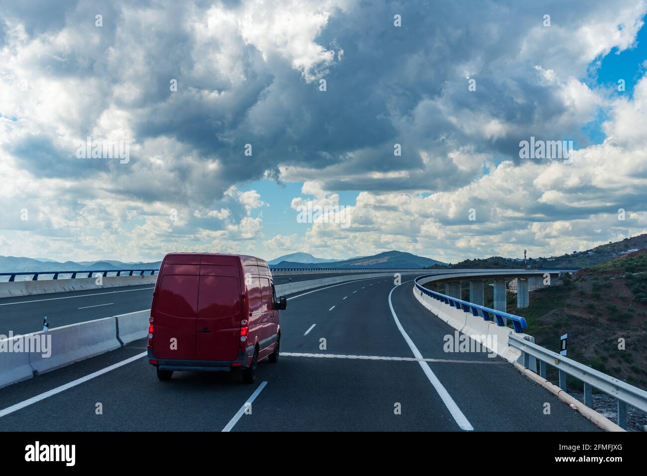 Driving van trailer hi-res stock photography and images - Alamy