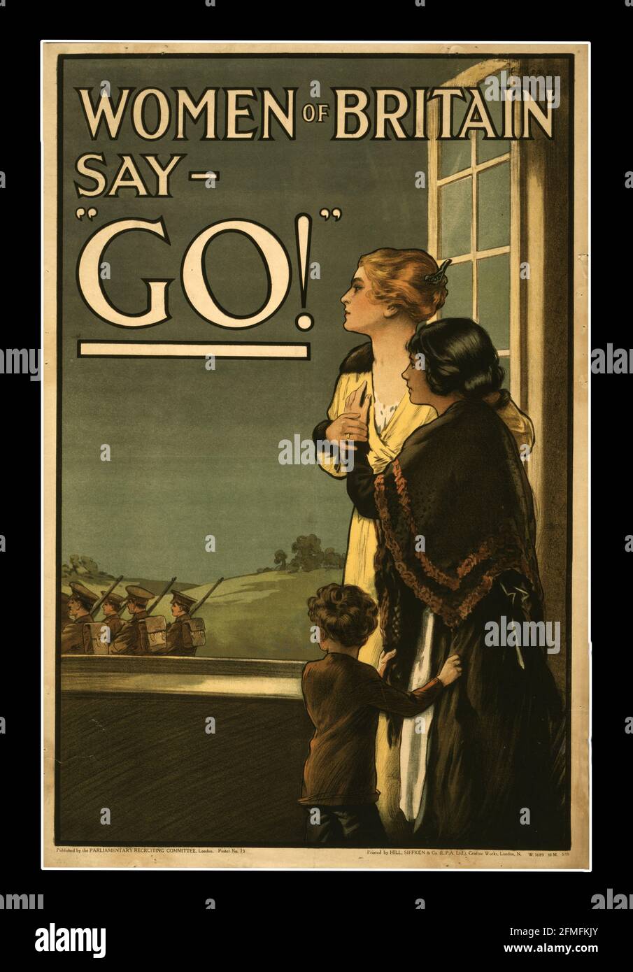 War poster (WW1 Stock Photo - Alamy