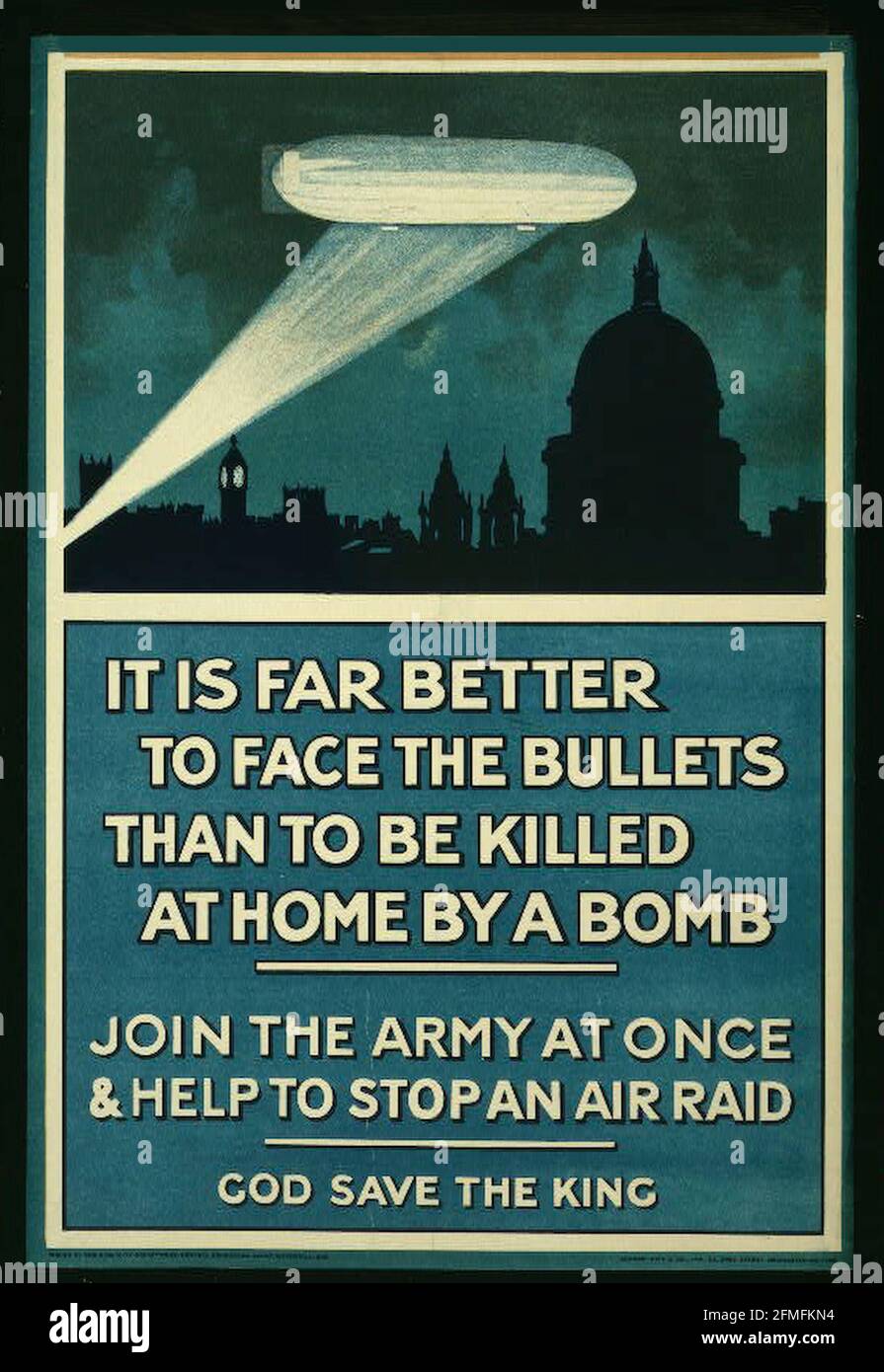 WW1 Poster Army recruitment Stock Photo - Alamy
