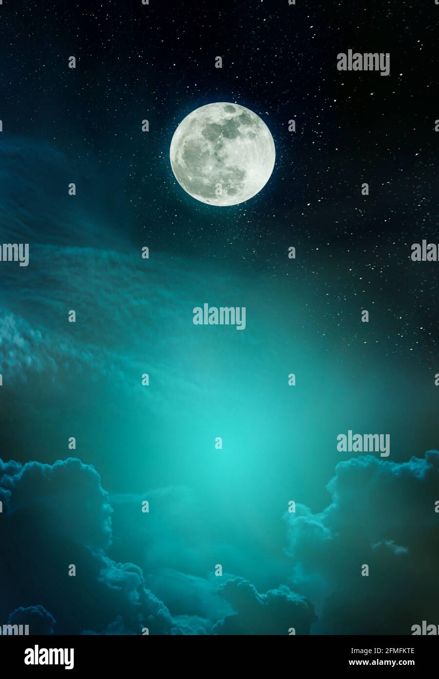 Beautiful vivid skyscape with many stars. Landscape of night sky with ...