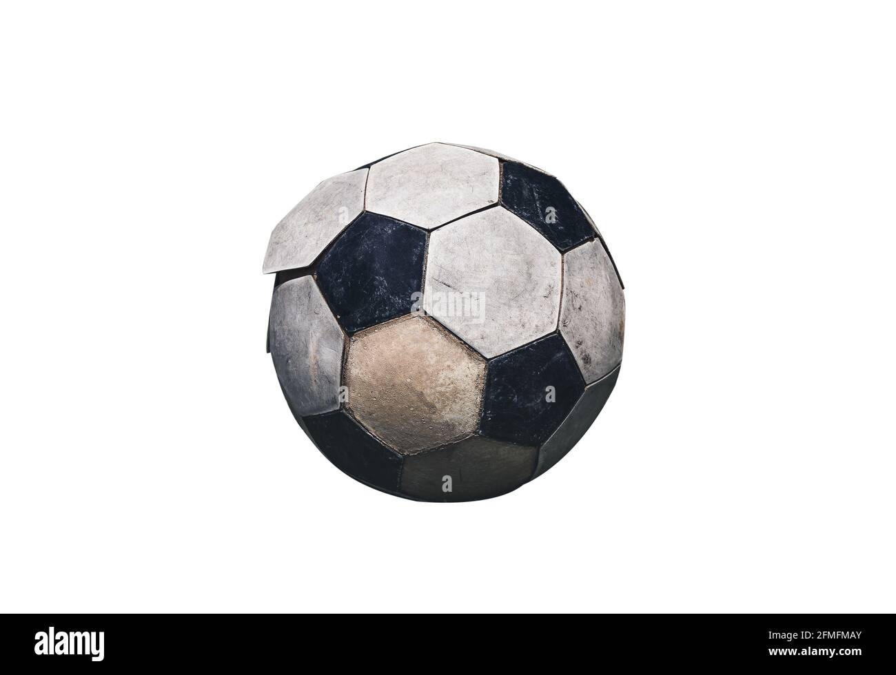 Close up of old soccer ball hi-res stock photography and images - Alamy