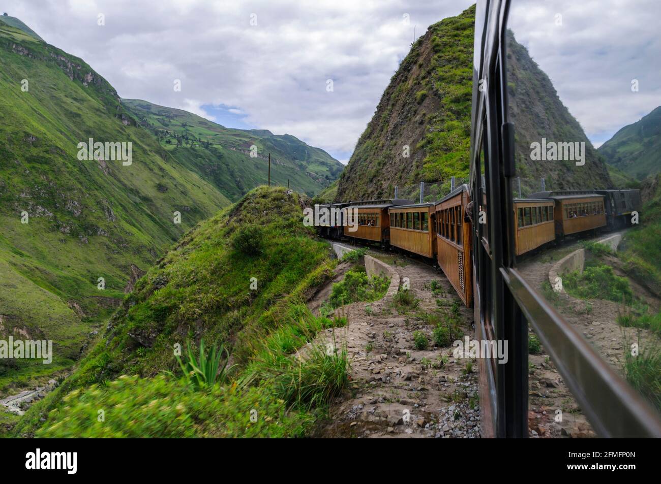 Train ride in the Andes to the Devil's Nose in Ecuador, South America ...