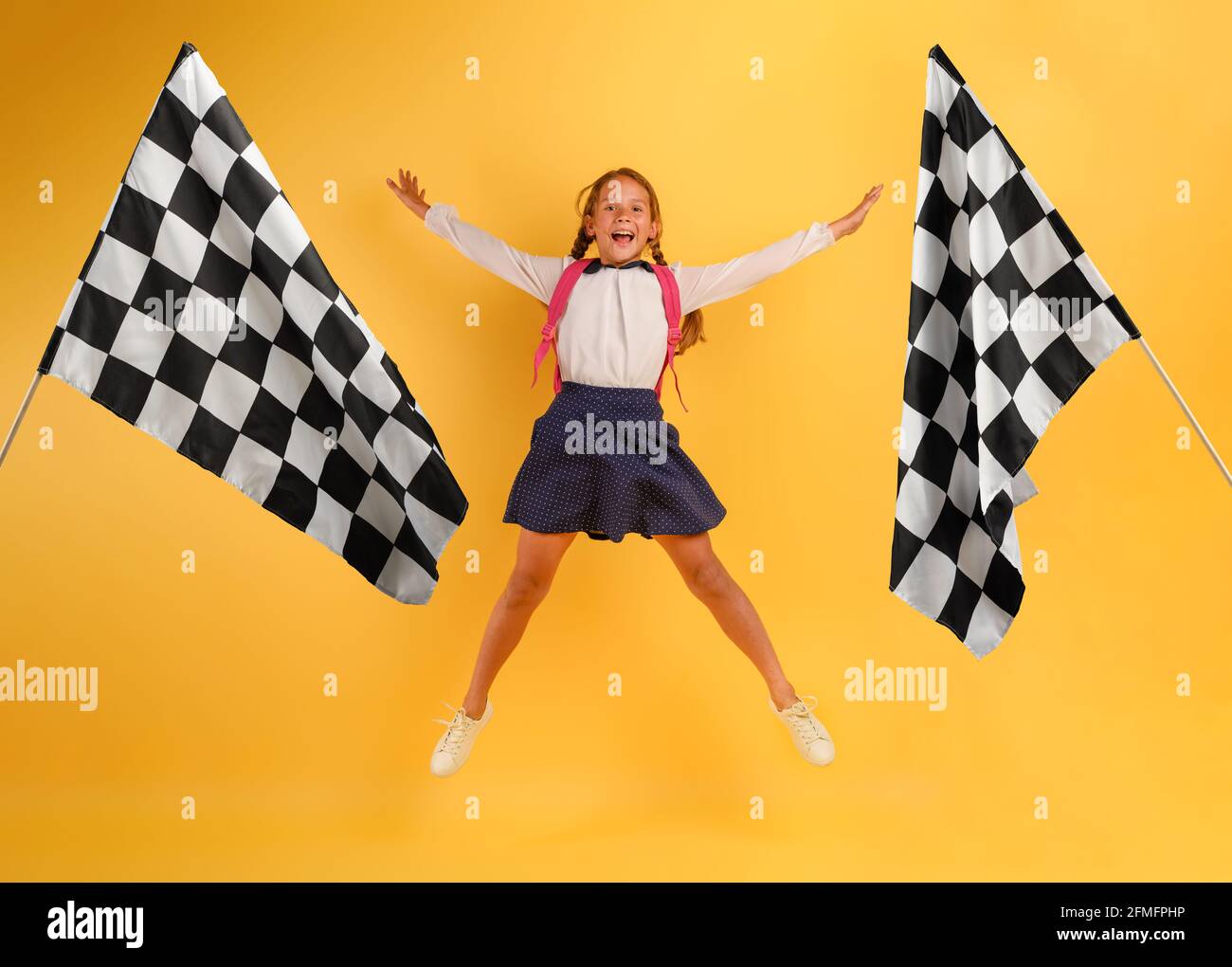 Child high jump hi-res stock photography and images - Alamy
