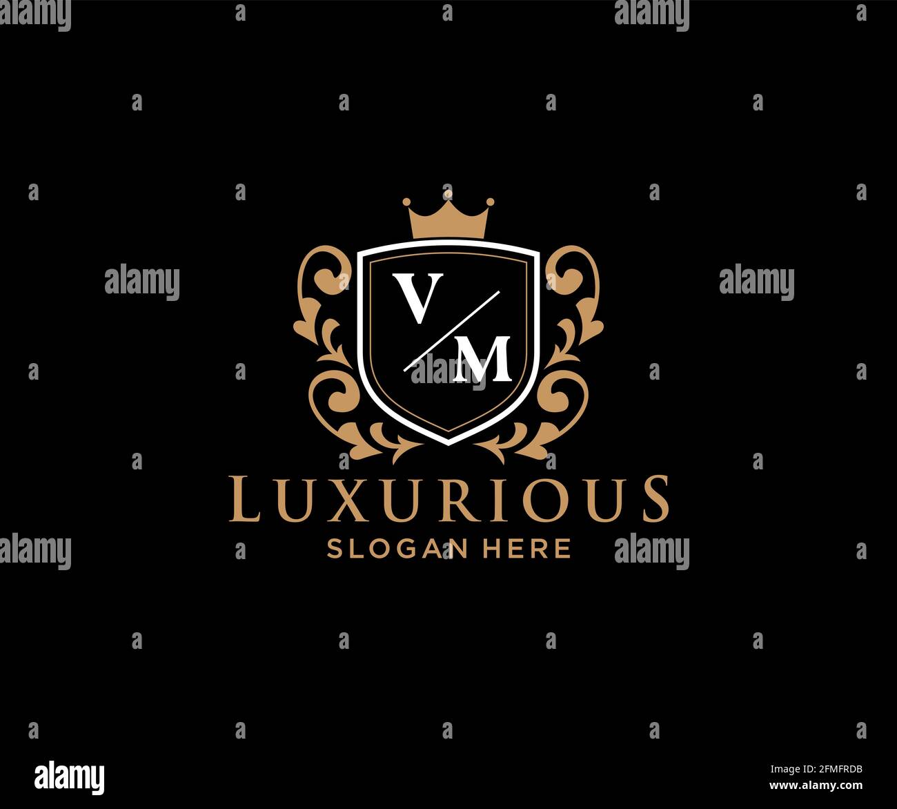 Vm letter hi-res stock photography and images - Alamy