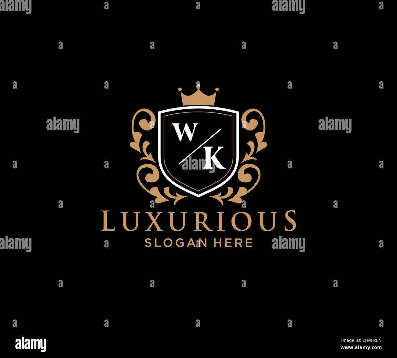 Wk logo vector vectors hi-res stock photography and images - Alamy