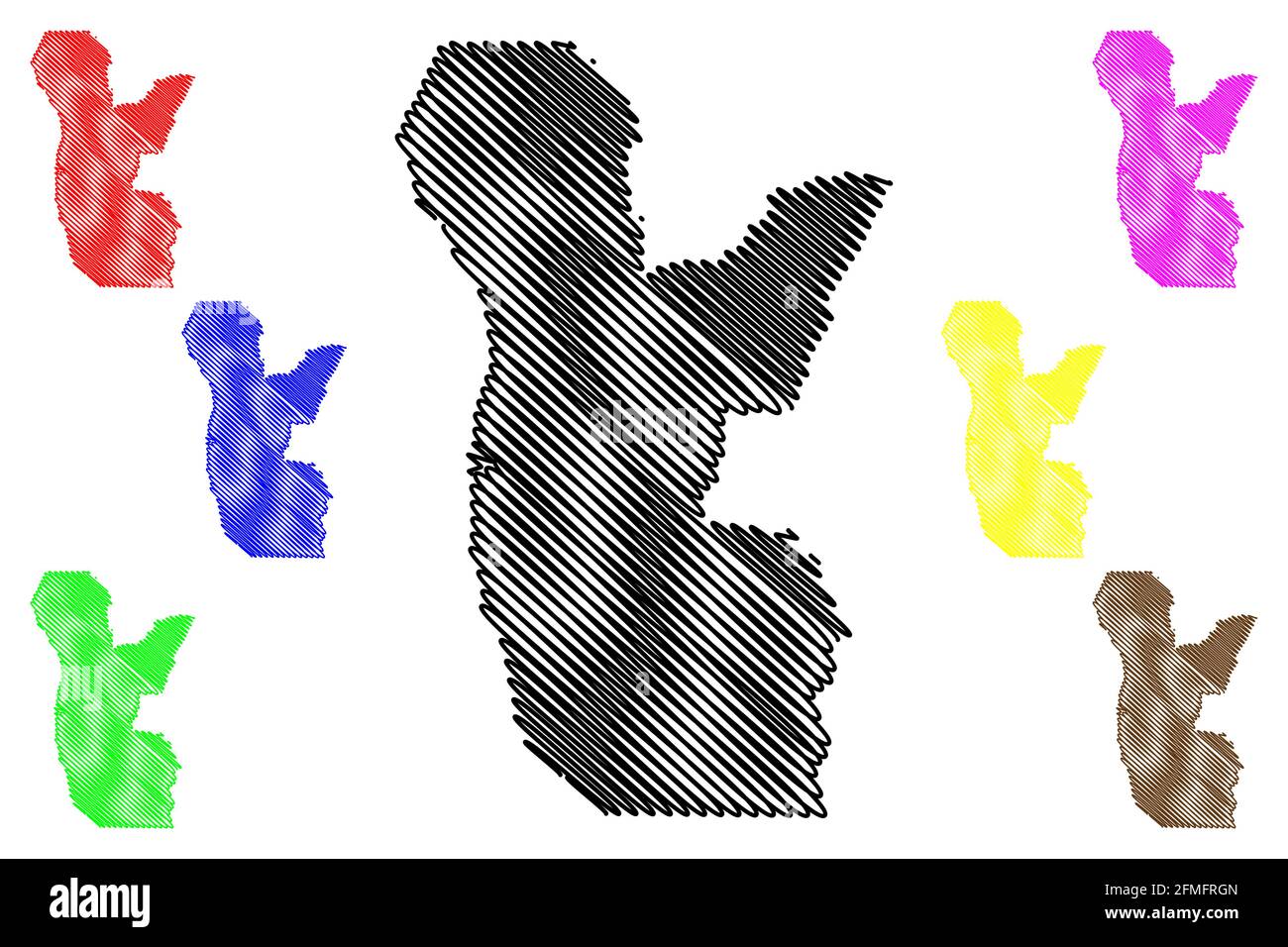 Map of gold beach oregon hi-res stock photography and images - Alamy