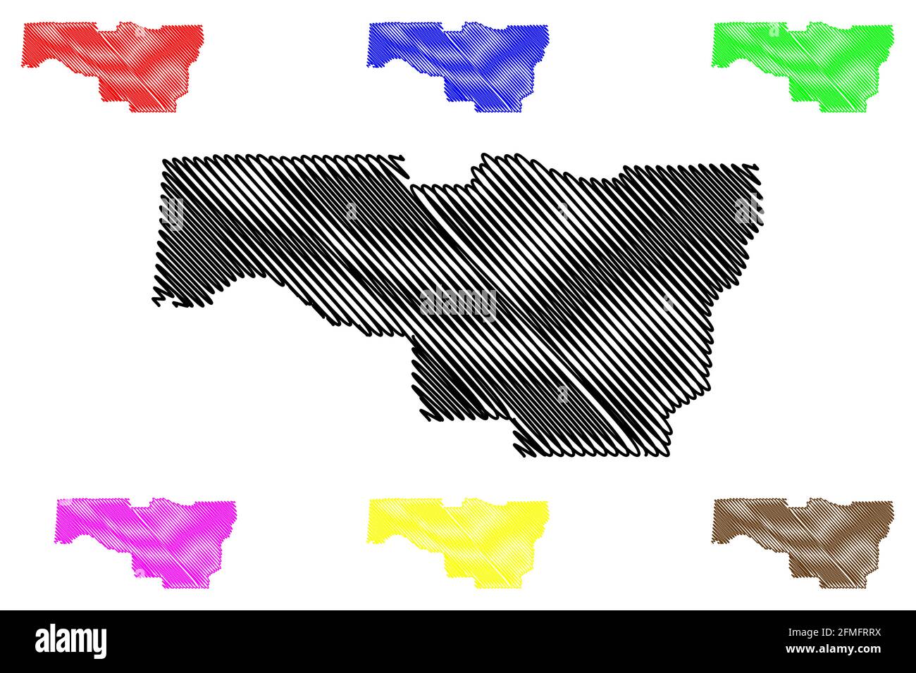 Eugene map Stock Vector Images - Alamy