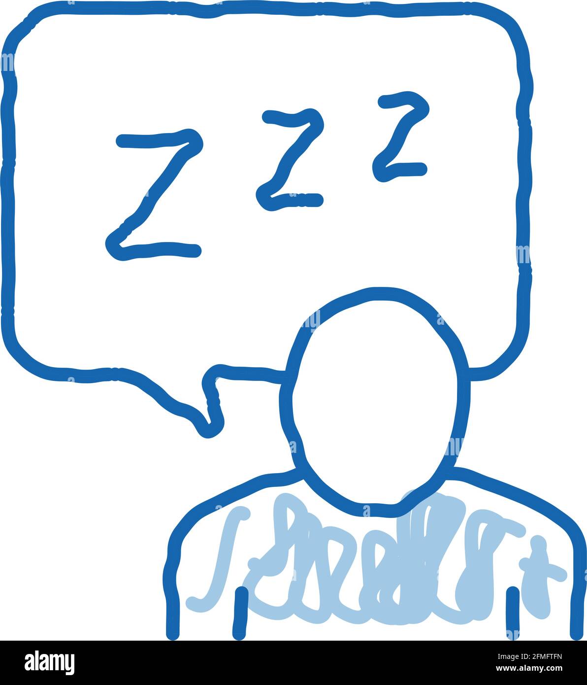 Man sleeping dream label Stock Vector Images - Alamy