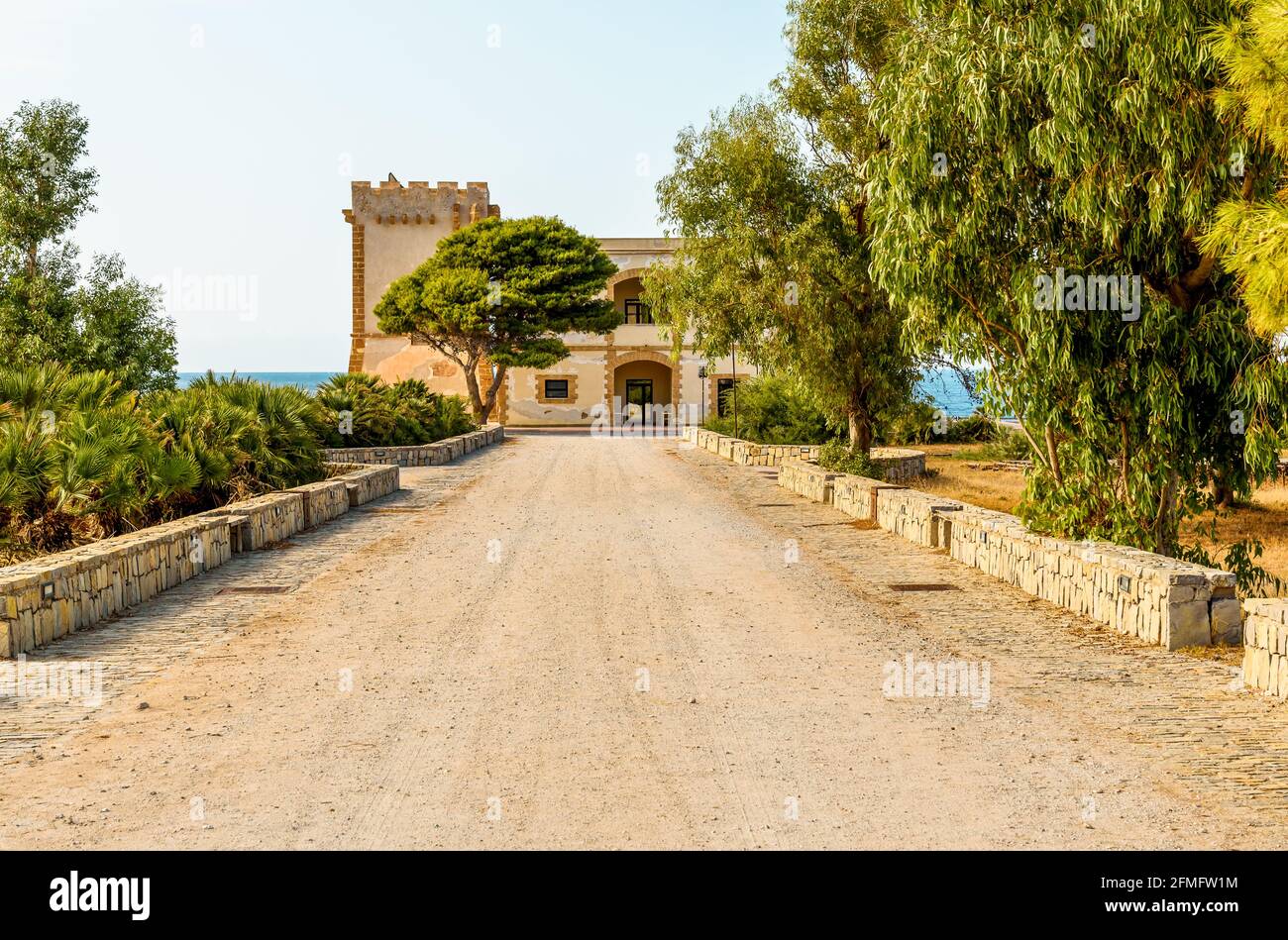 The Tower Alba or Tower of Cala Rossa, is a defense tower on the coast ...