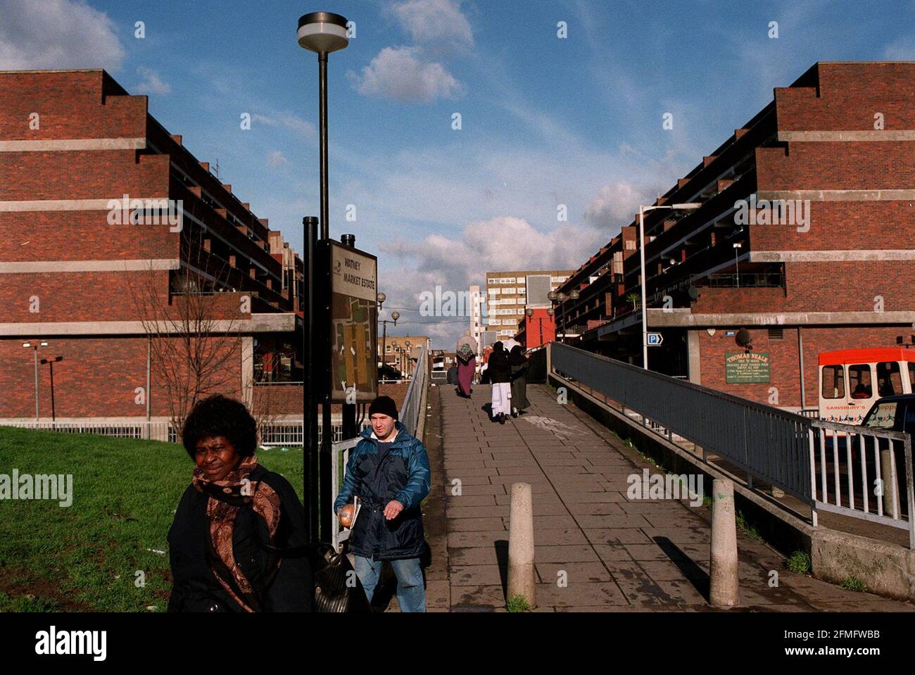 Watney Market Estate on the Isle of Dogs January 1999for Property ...