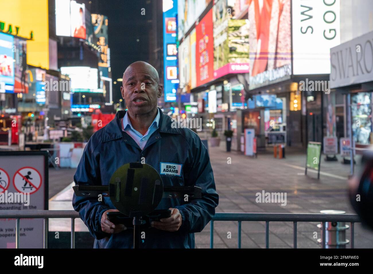 New York City mayoral candidate and Brooklyn Borough President Eric ...