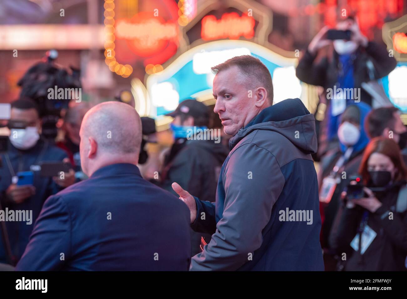 New York City Police Commissioner Dermot F. Shea speaks at a press ...
