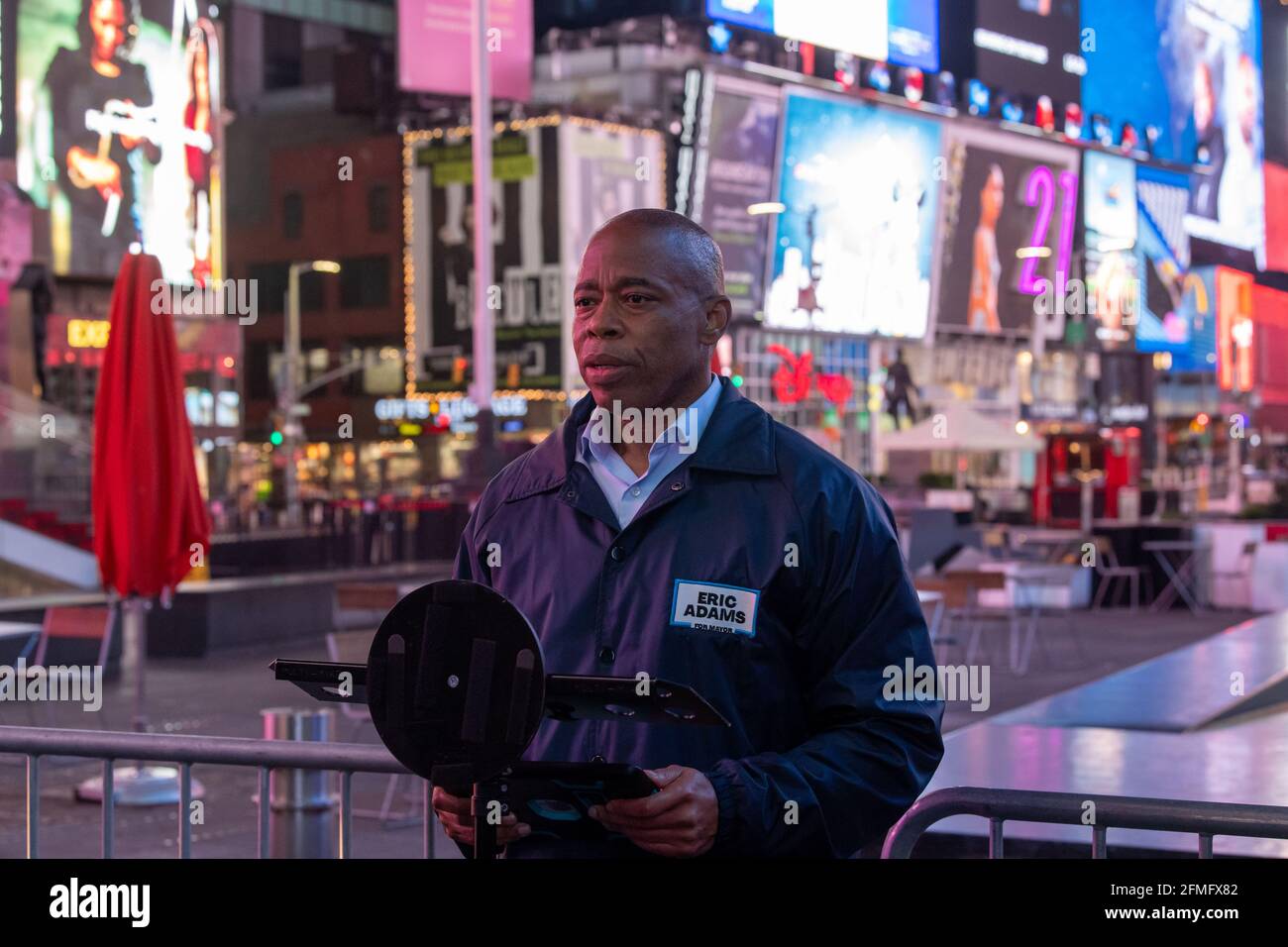 New York, United States. 08th May, 2021. New York City mayoral ...