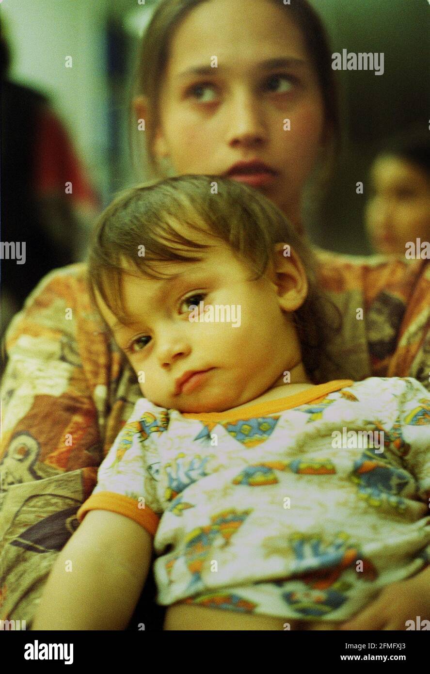 Romanian asylum seekers December 1998at the Joyce Green Hospital ...