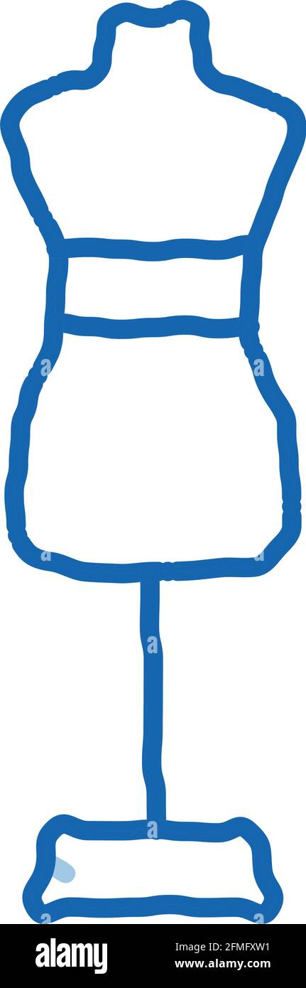 Dummy For Measure doodle icon hand drawn illustration Stock Vector ...