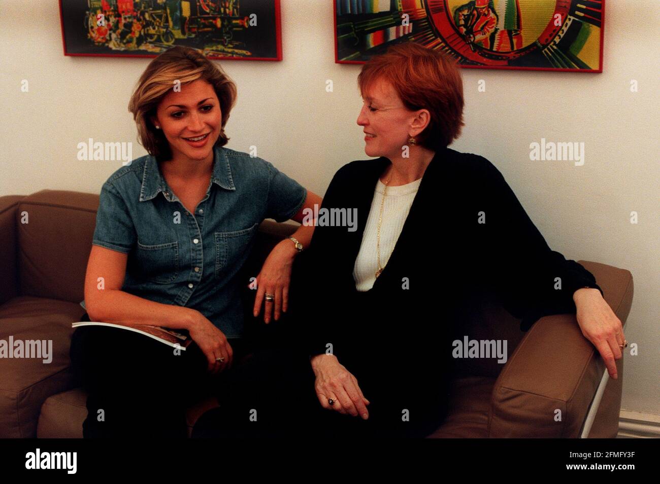 Amy and Cathy Eldon mother and daughter at the Freedom Forum where they ...