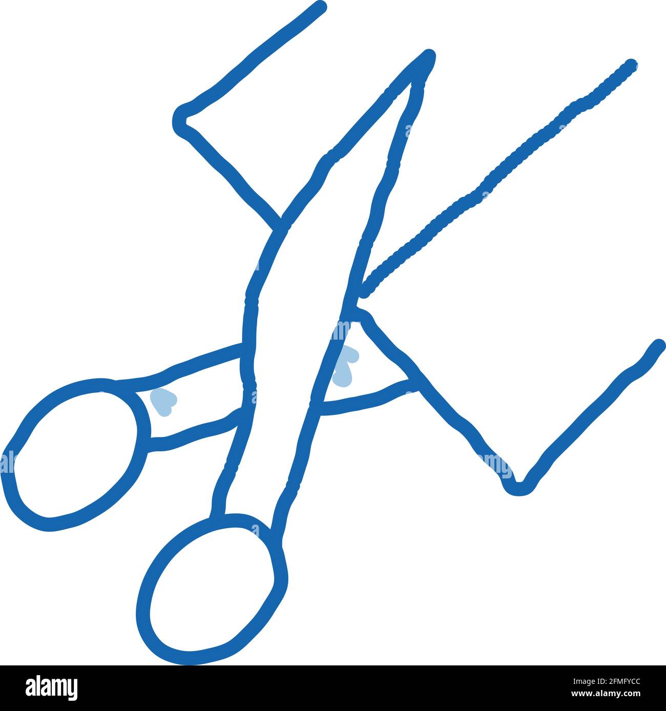 Hand scissors open cutting cutout hi-res stock photography and images ...