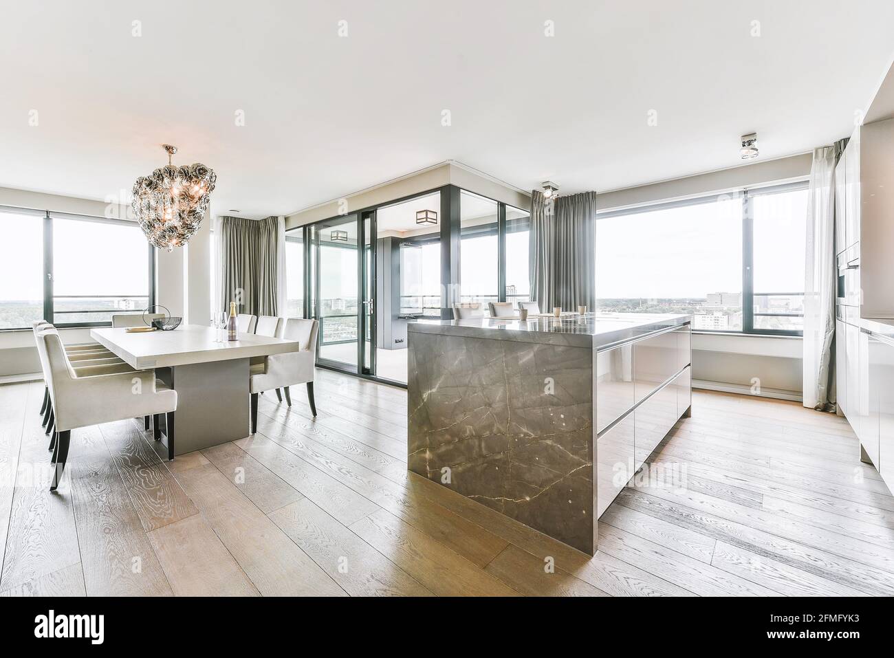 Modern kitchen design Stock Photo - Alamy