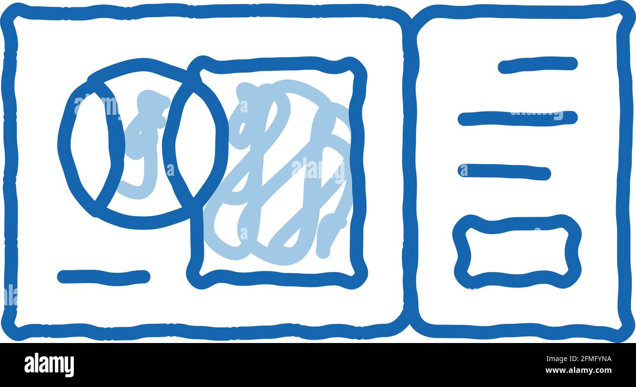 Ticket On Match doodle icon hand drawn illustration Stock Vector Image ...