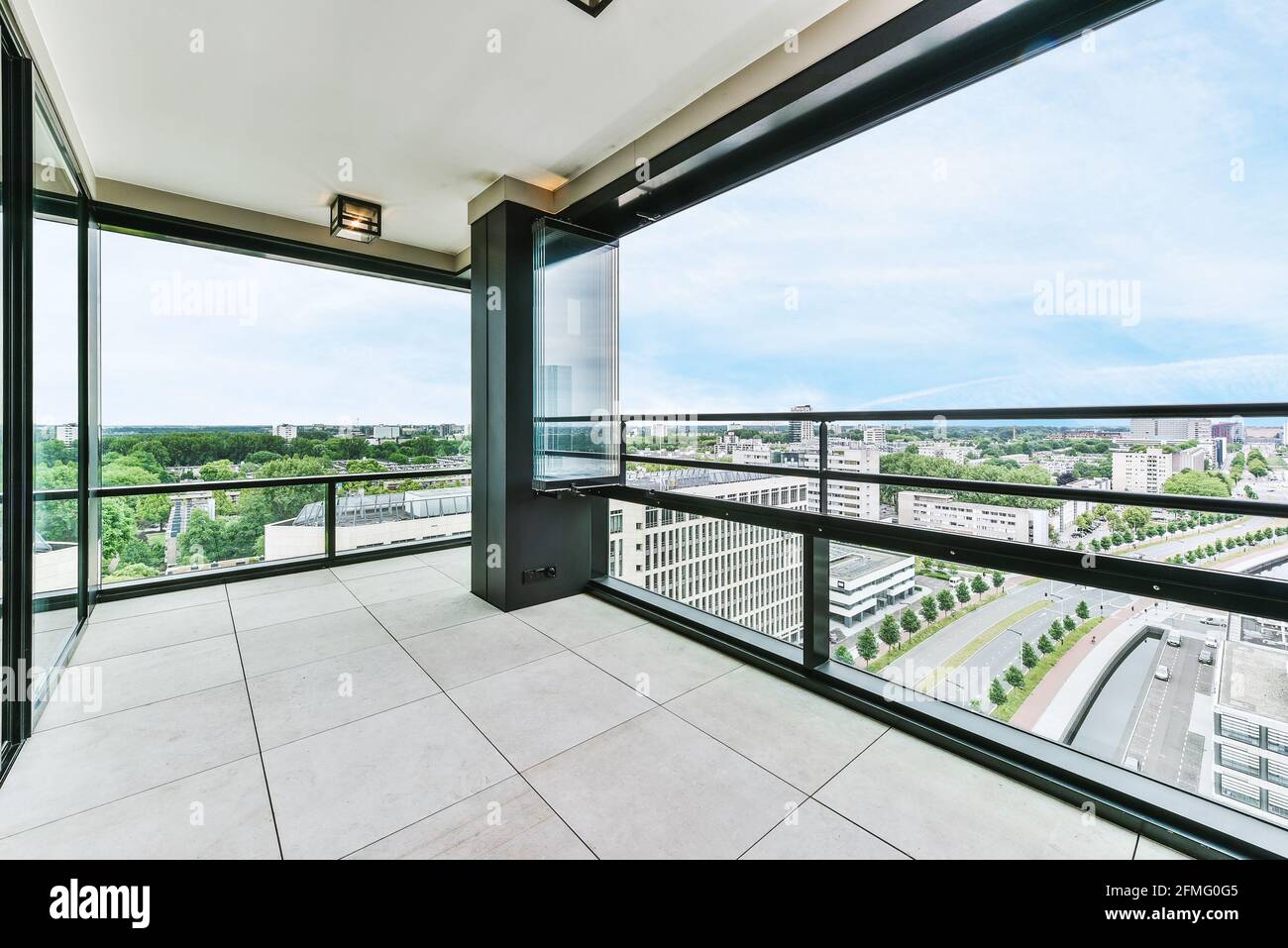 Residential building from window Stock Photo - Alamy