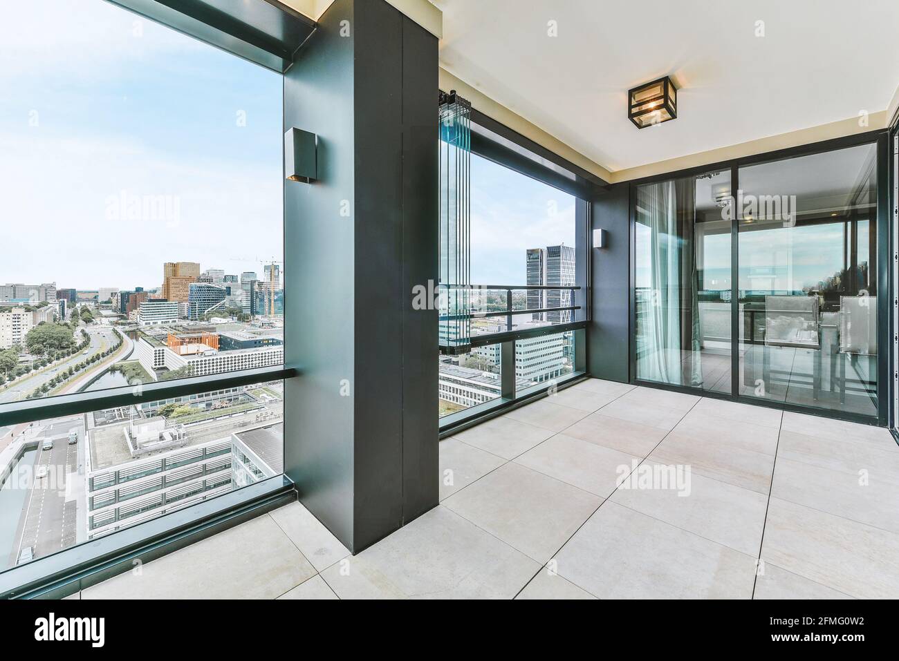 Residential building from window Stock Photo - Alamy