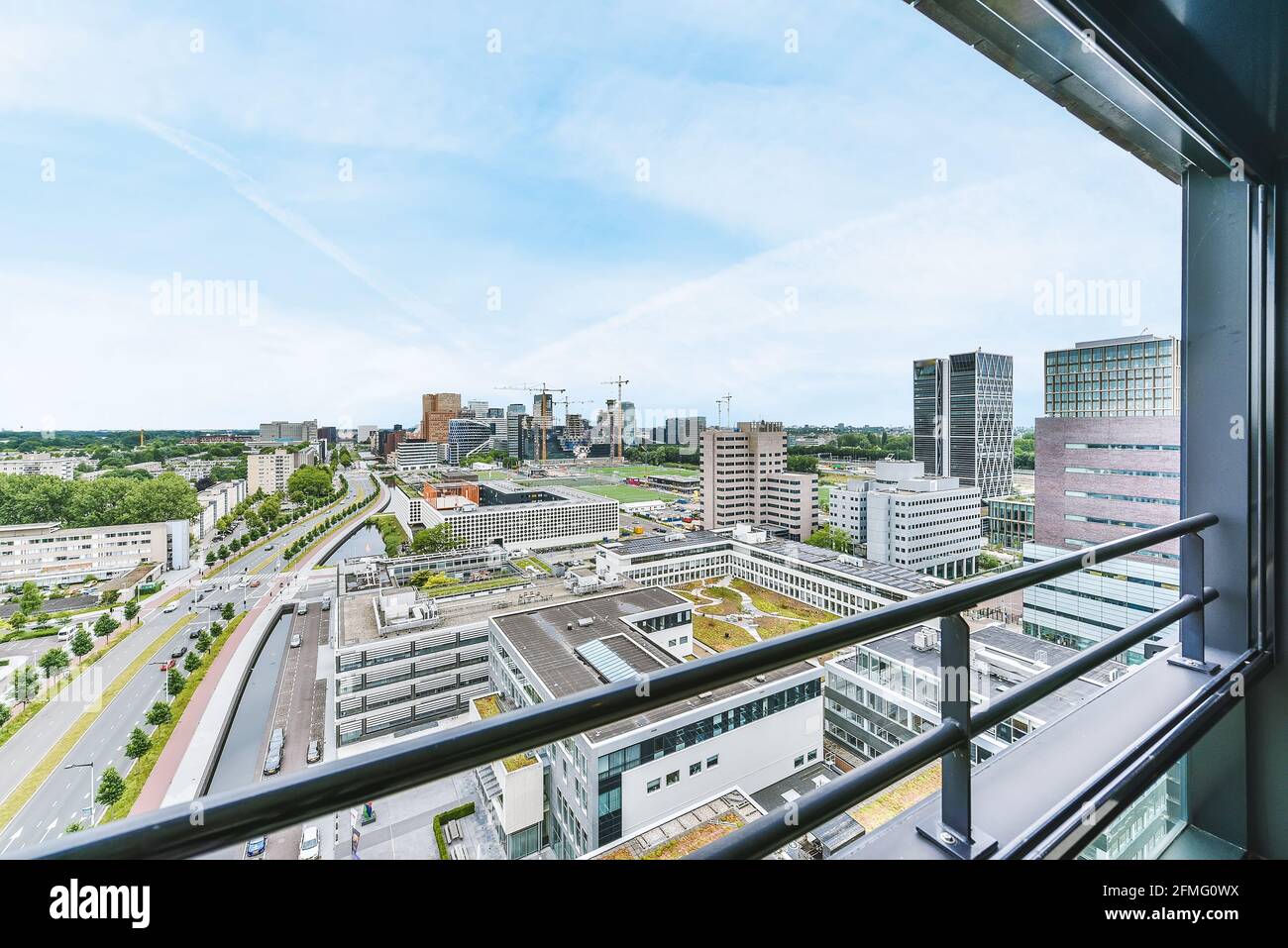 Residential building from window Stock Photo - Alamy