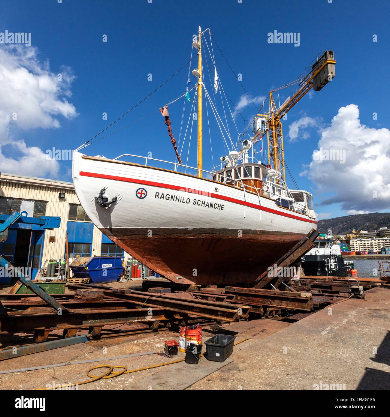 Veteran SAR vessel RS47 Ragnhild Schanche (built 1938), now a pleasure ...