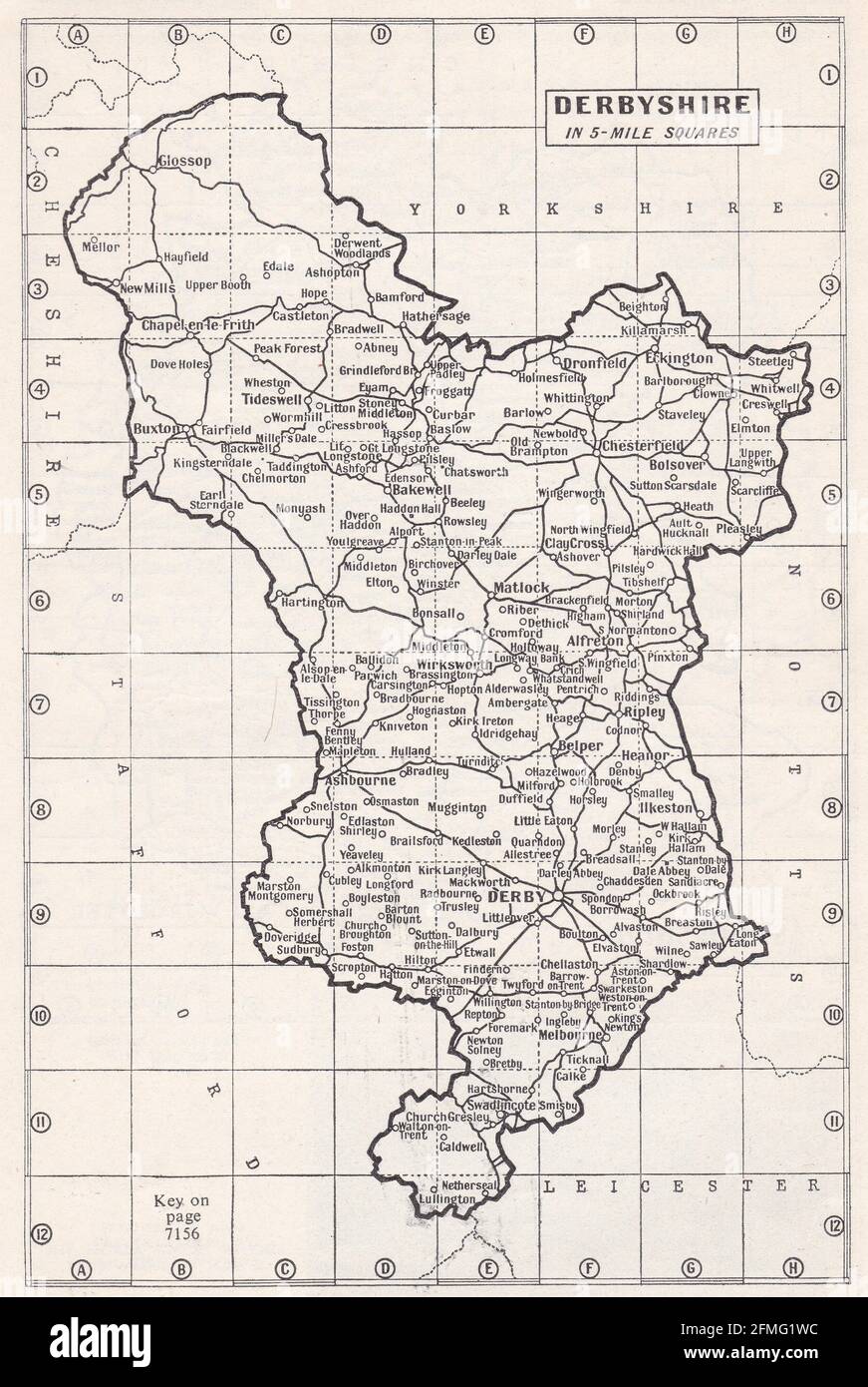 Derby england map hi-res stock photography and images - Alamy