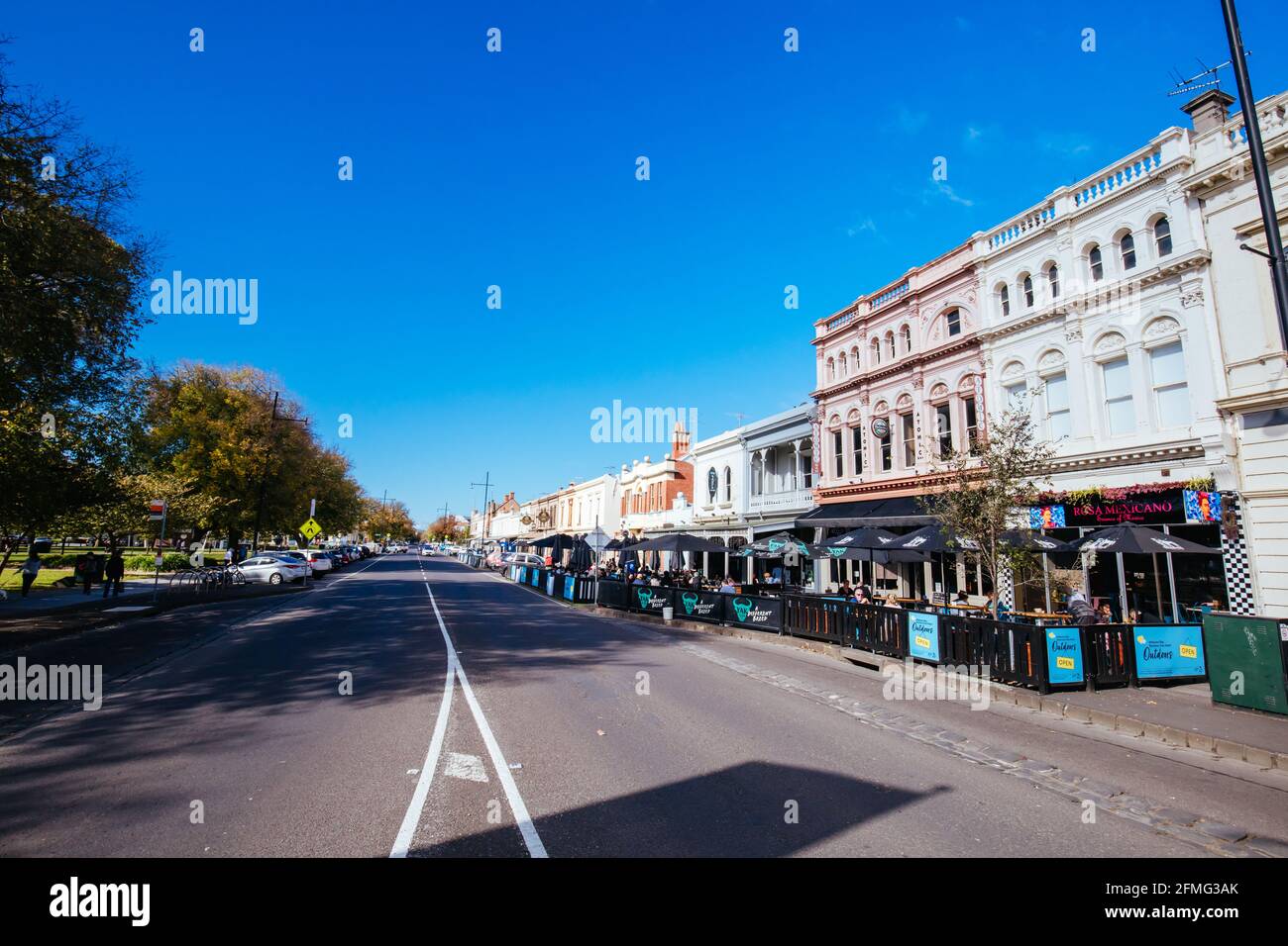 Williamstown Buildings in Melbourne Australia Stock Photo - Alamy