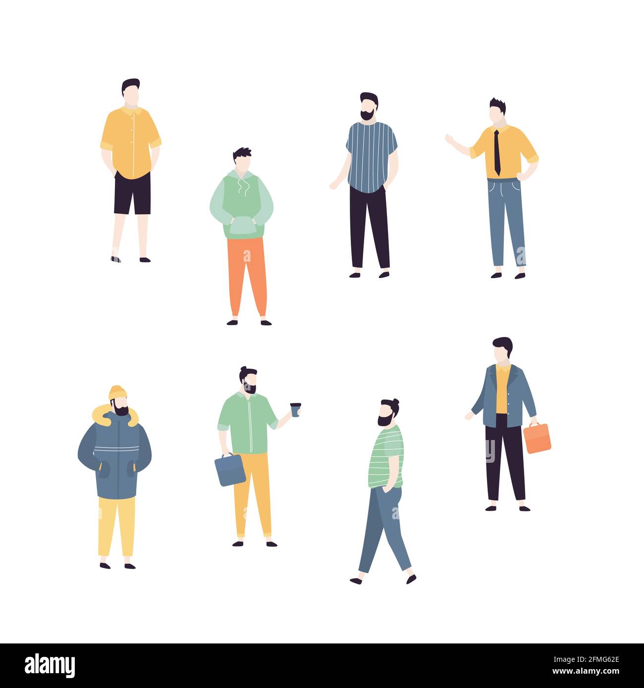 Cool handsome guy in Stock Vector Images - Alamy