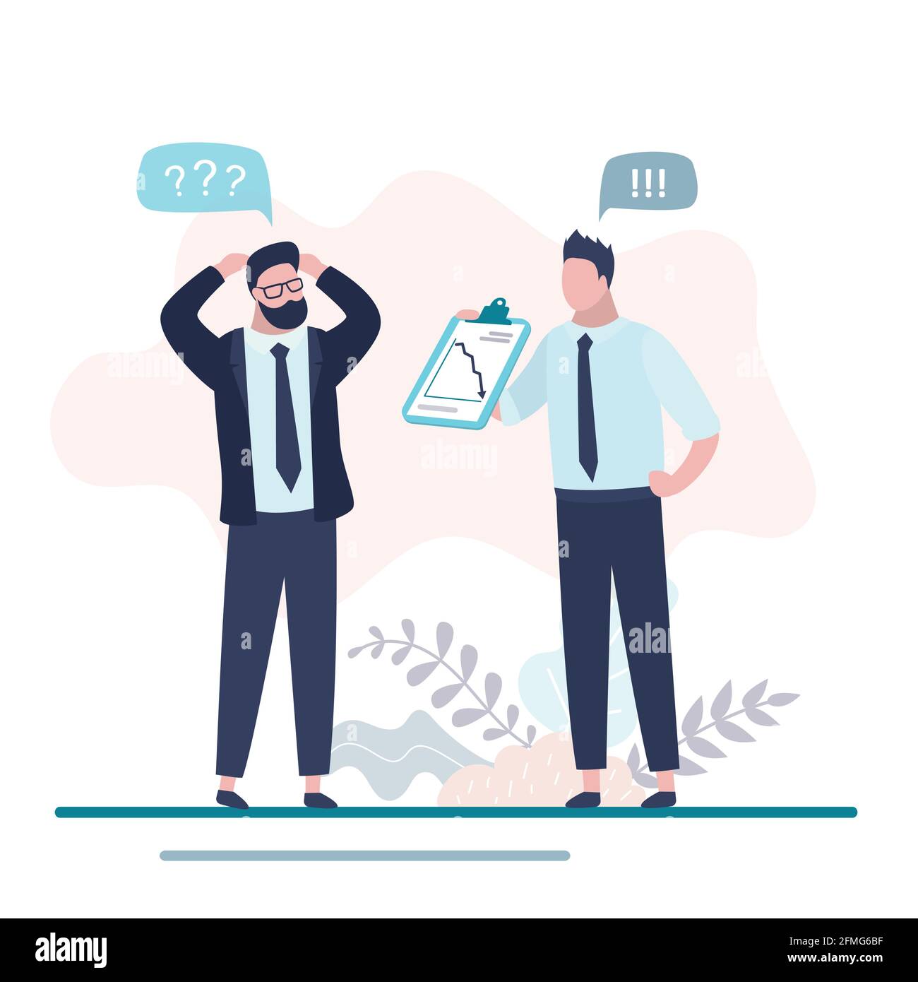 Investor conversation Stock Vector Images - Alamy