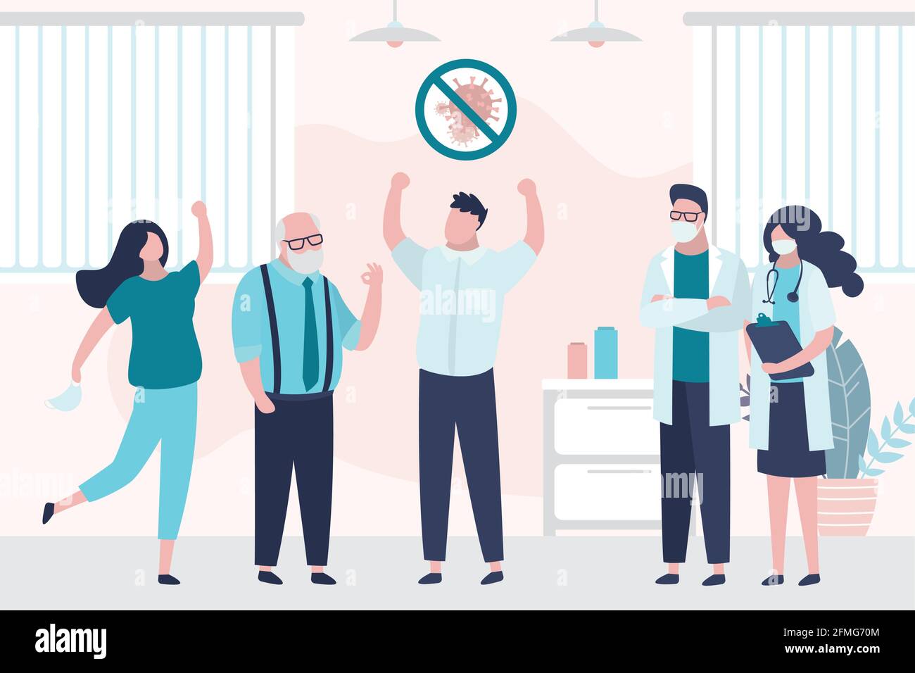 Non medical staff Stock Vector Images - Alamy