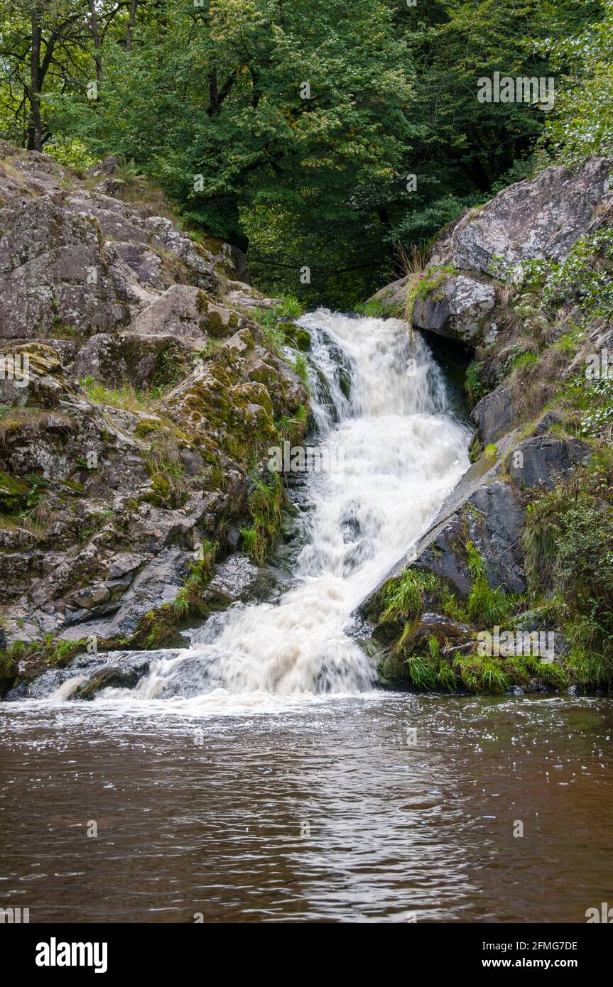Saut du Gouloux, Morvan Regional National Park, Nievre (58), France ...