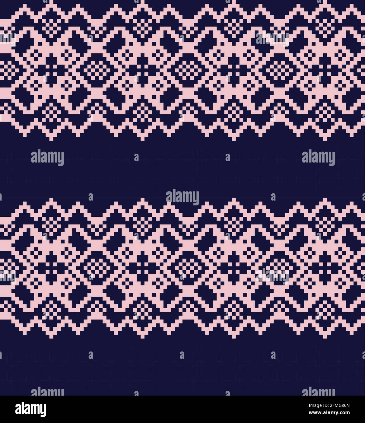 Christmas fair isle pattern background for fashion textiles, knitwear ...