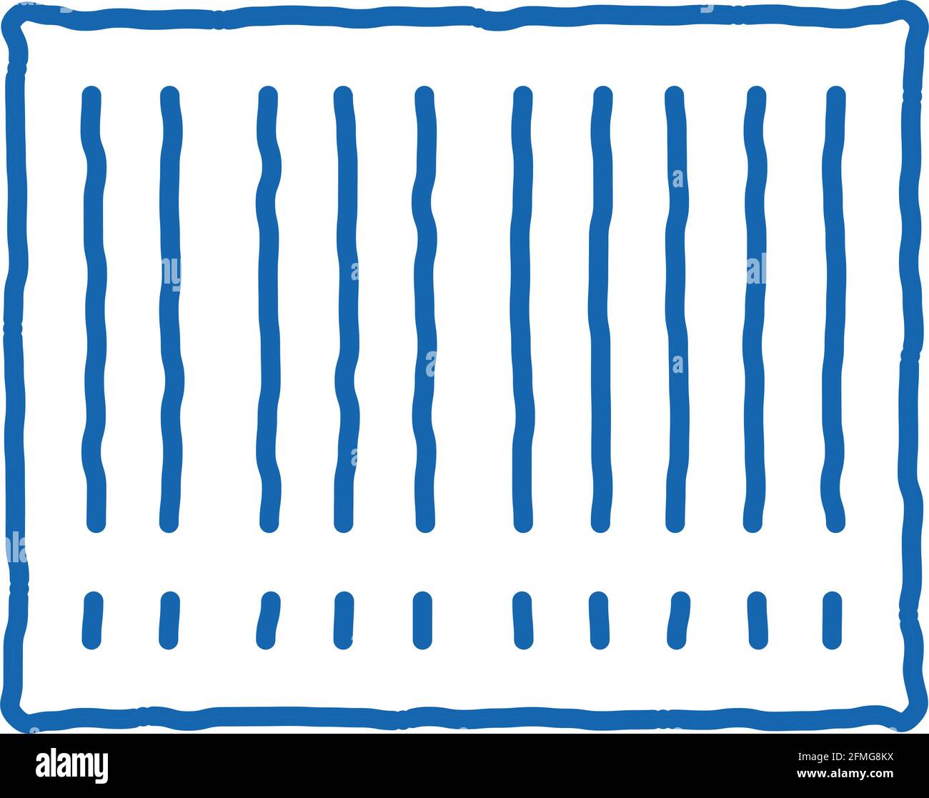 Barcode Bar Code doodle icon hand drawn illustration Stock Vector Image ...