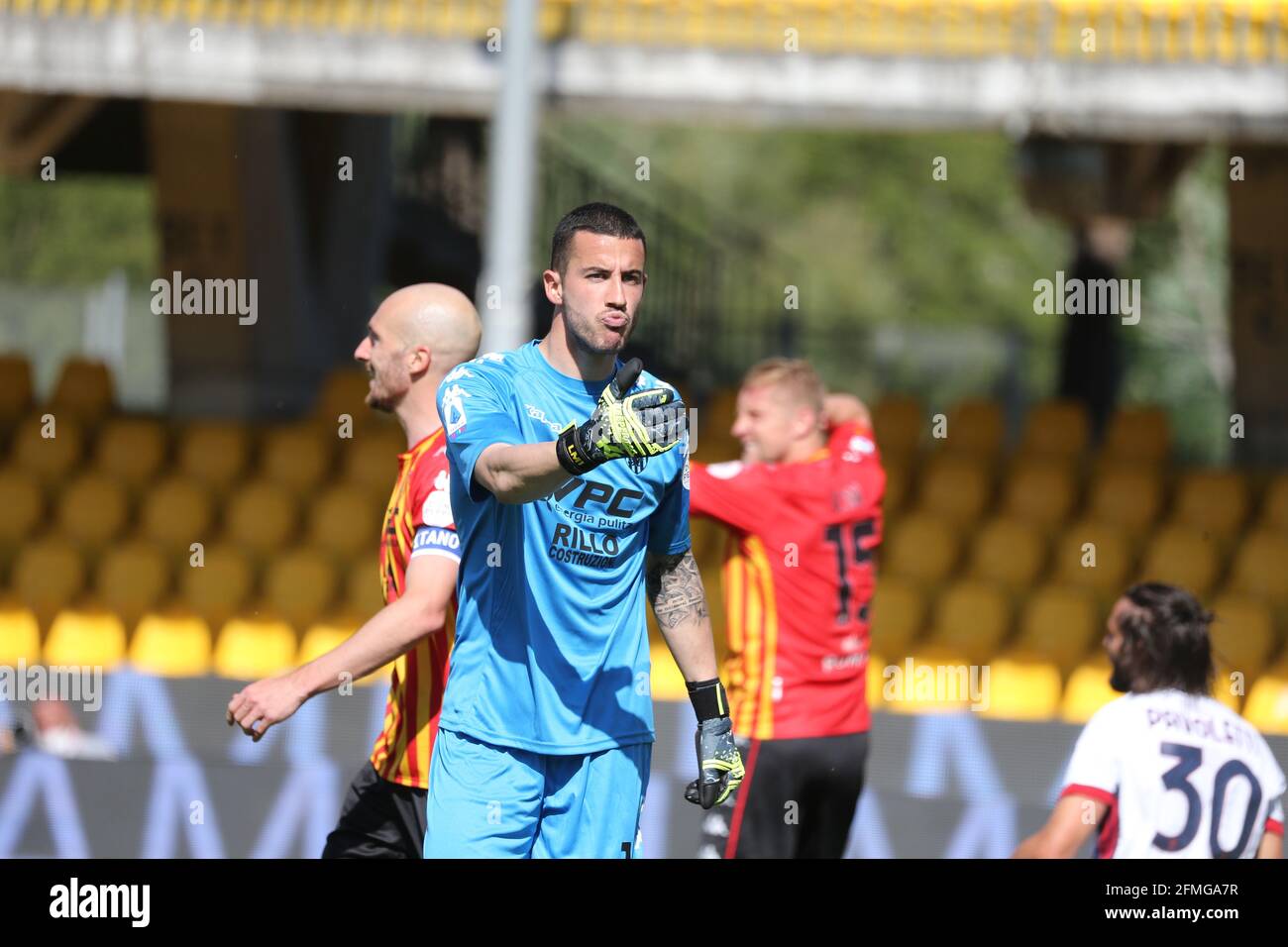 Benevento, Campania, Italy. 9th May, 2021. During the Italian Serie A ...